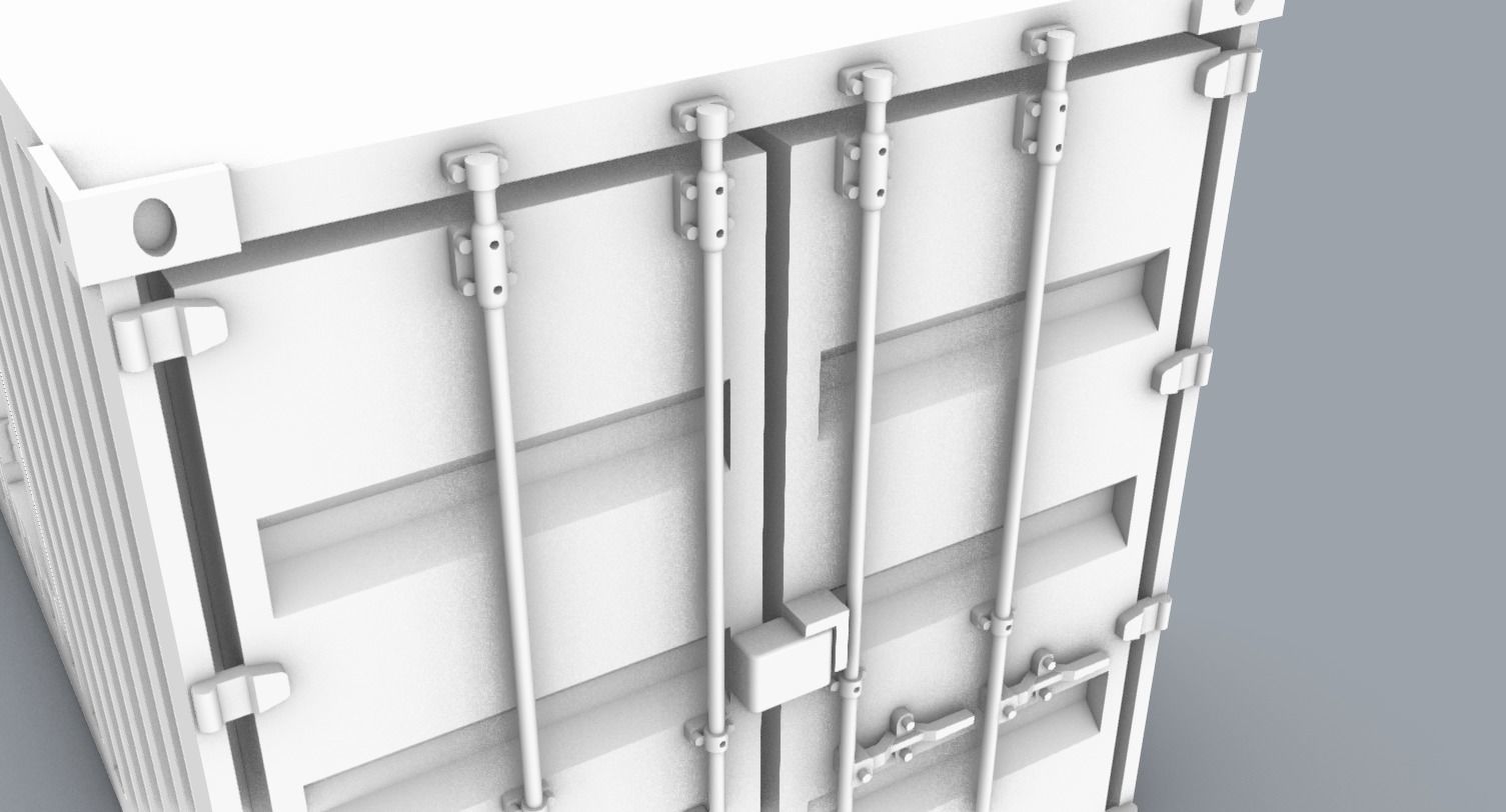 Shipping Container PM 3D model 3D printable | CGTrader