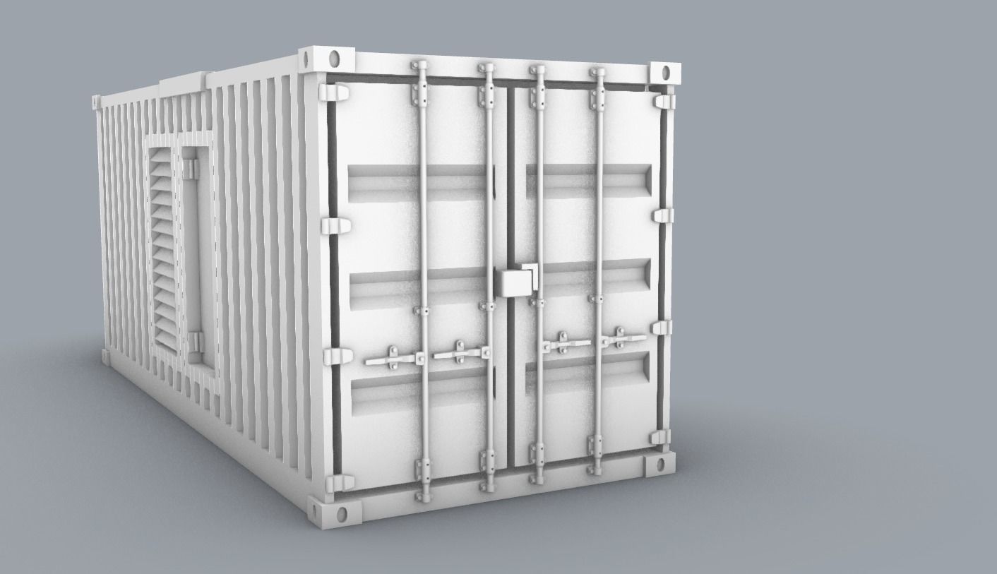 Shipping Container PM 3D model 3D printable | CGTrader