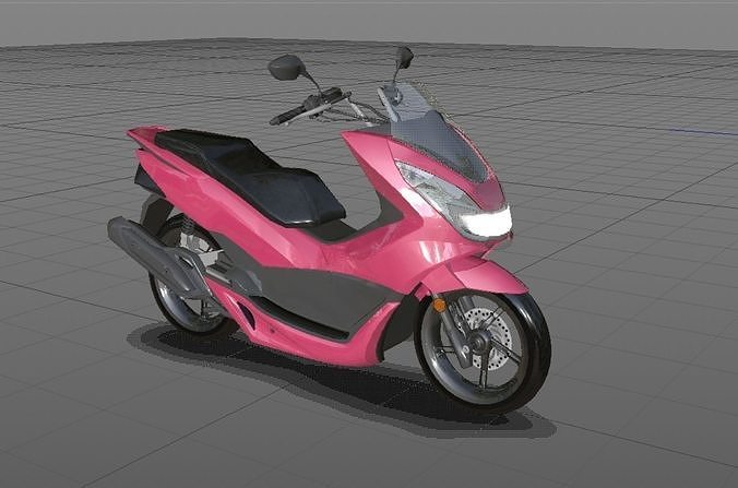 3D model Honda PCX 125 Bike 3D Model Game Model VR / AR / low-poly ...
