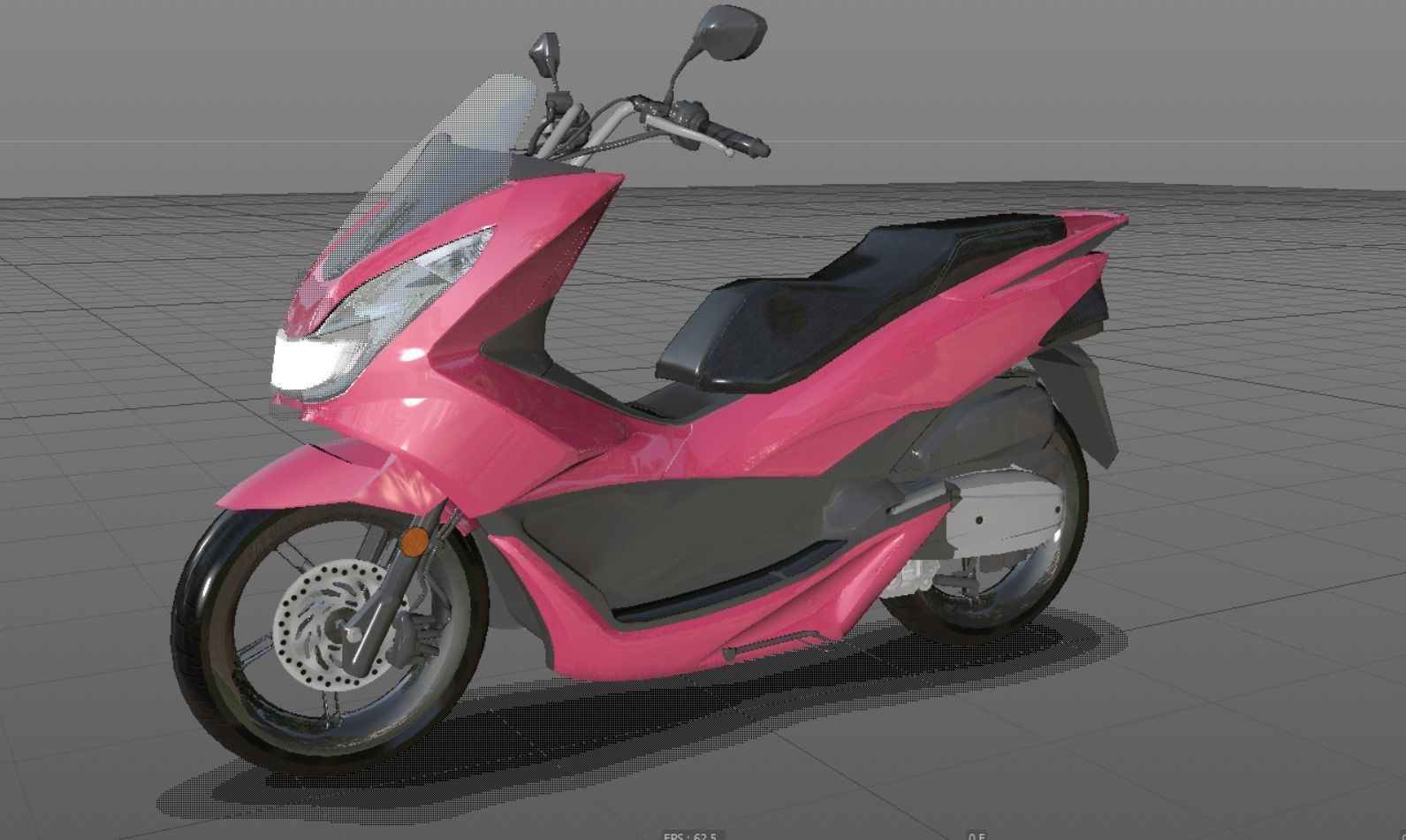 3D model Honda PCX 125 Bike 3D Model Game Model VR / AR / low-poly ...