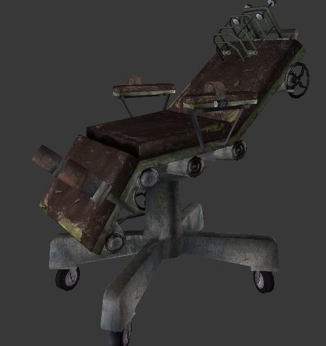 Batman Arkham Asylum Treatment Chair 3D Model HD 3D model 3D printable ...