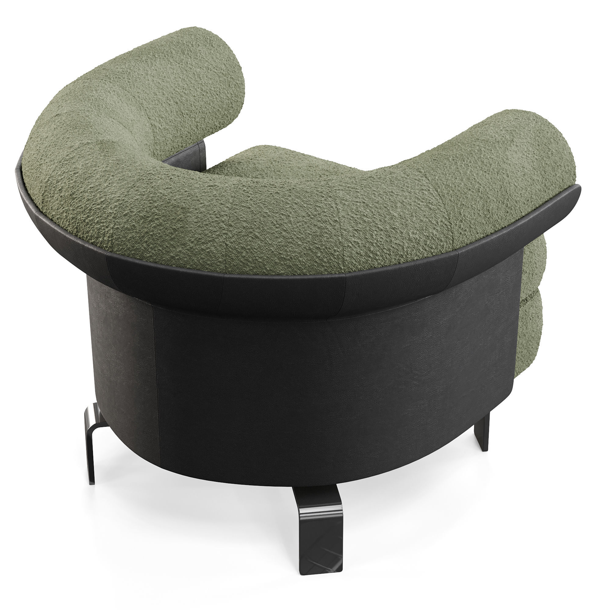 3D model Mattia Armchair By Minotti VR / AR / low-poly | CGTrader