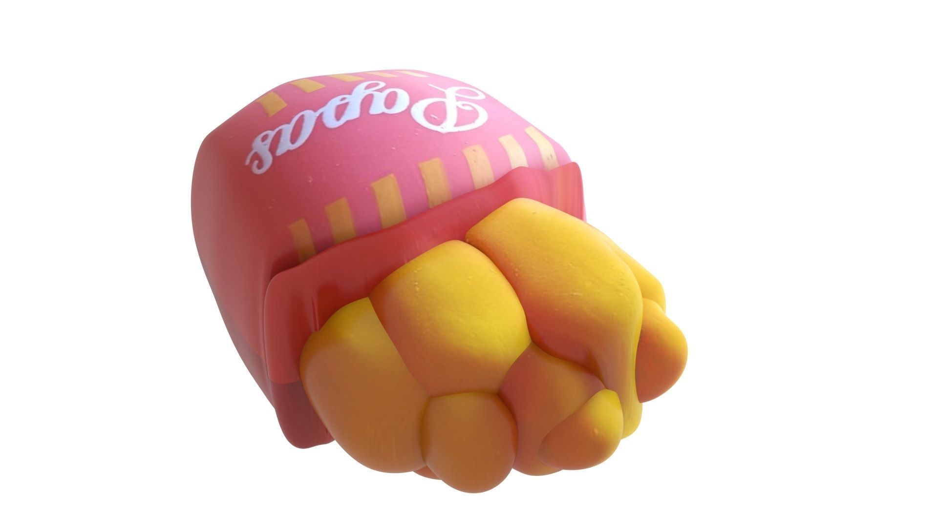 Antistress Squish French Fries 3D model | CGTrader