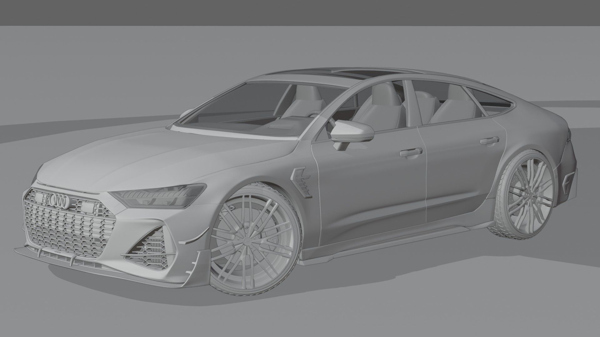 Audi RS7-R ABT 3D model | CGTrader