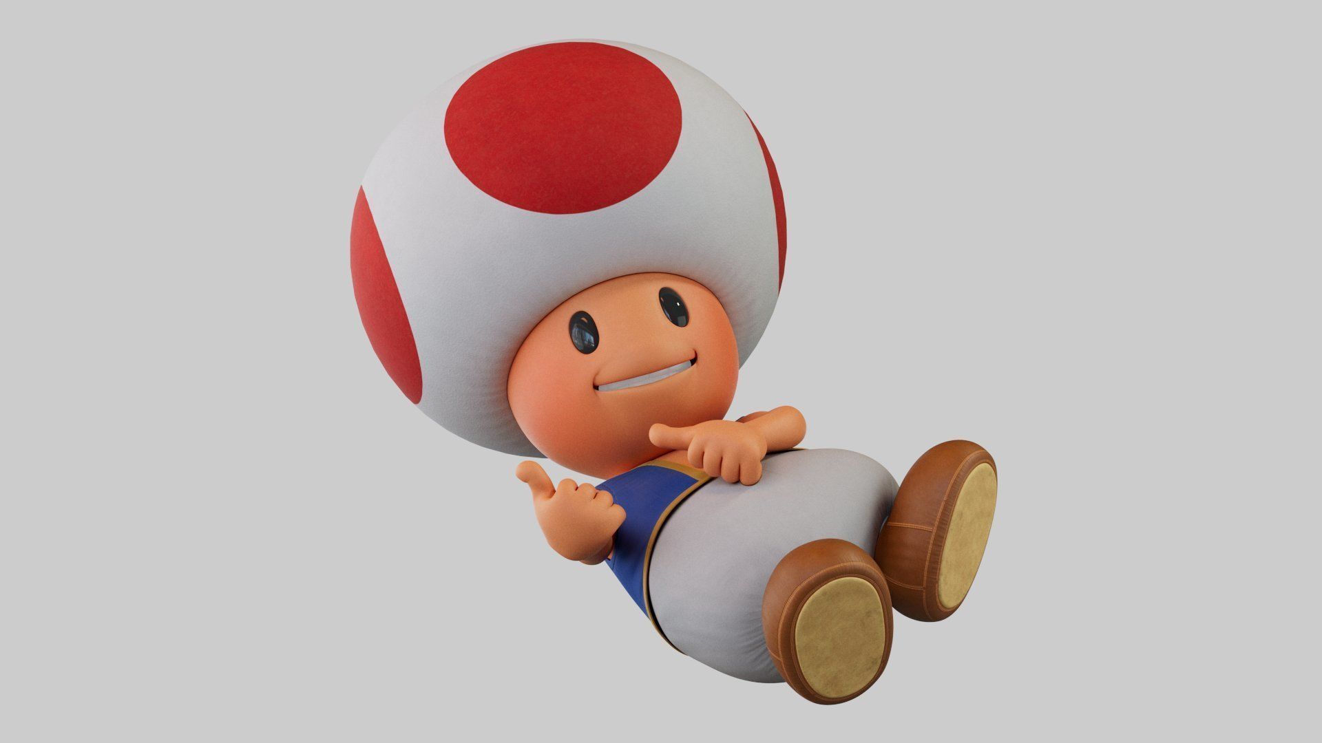 Toad Rig From The Super Mario Bros Movie 3D model rigged | CGTrader