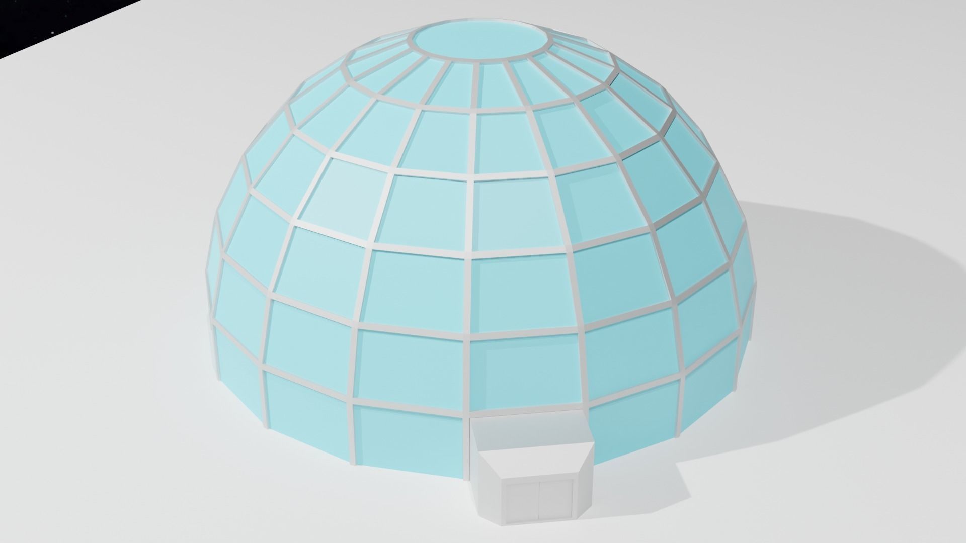 low-poly planetary domes free VR / AR / low-poly 3D model | CGTrader
