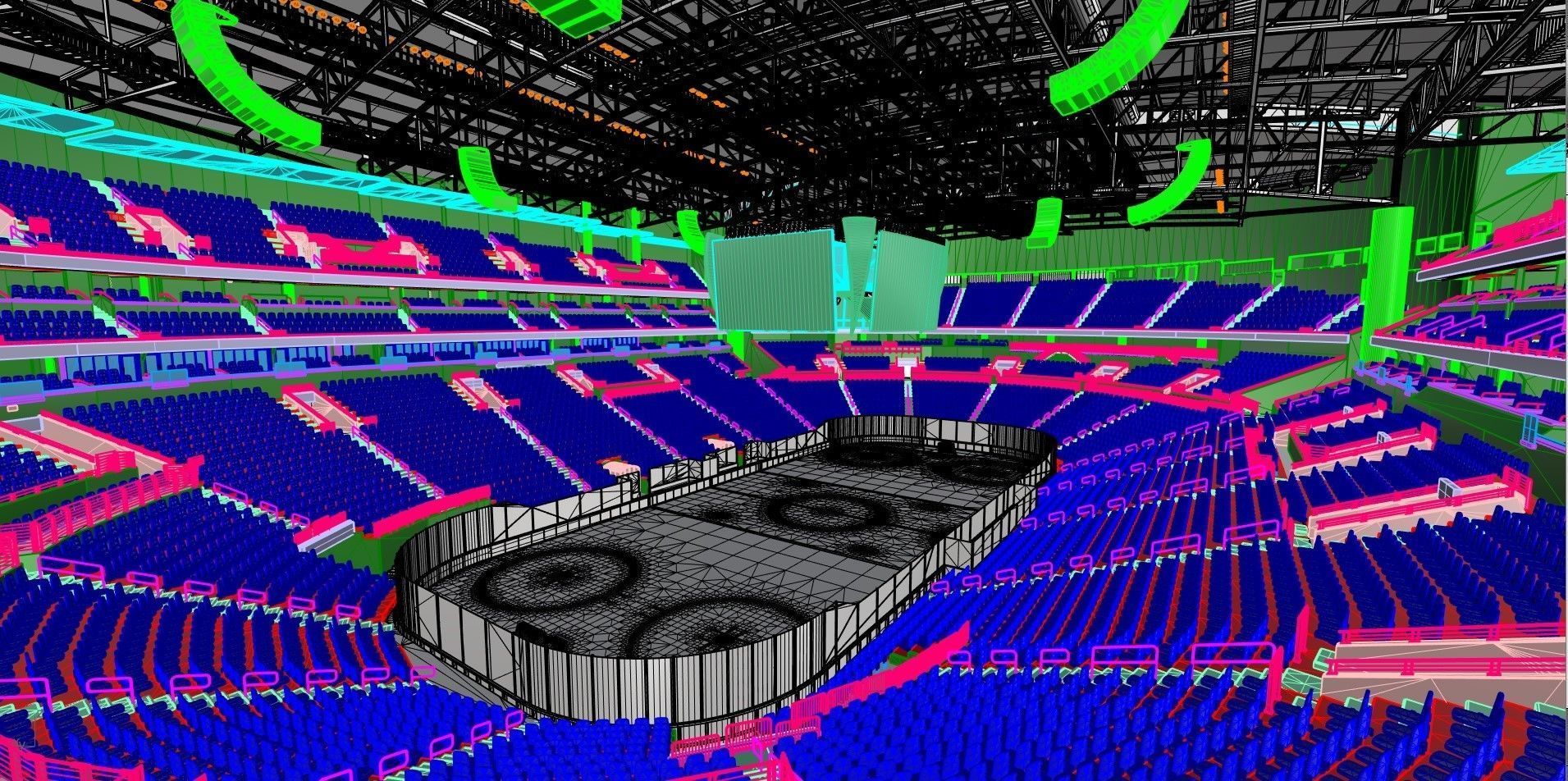 3D model Bridgestone Arena Nashville USA VR / AR / low-poly | CGTrader