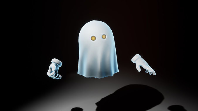 3D model Ghost VR / AR / low-poly | CGTrader
