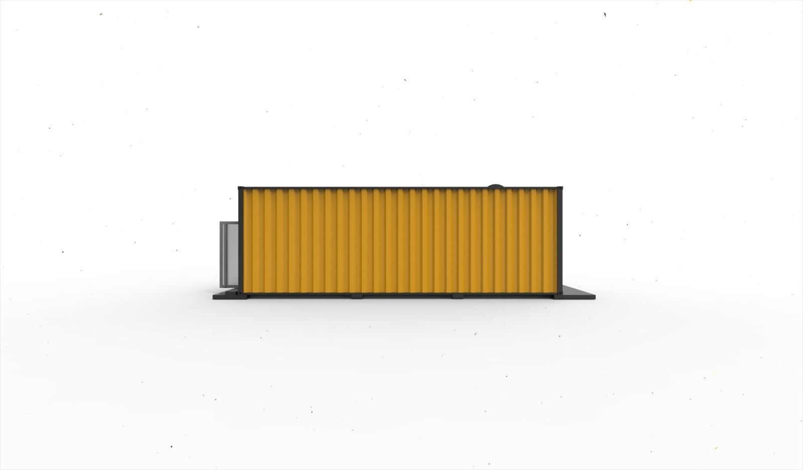 Container booth cafe model 2 3D model | CGTrader