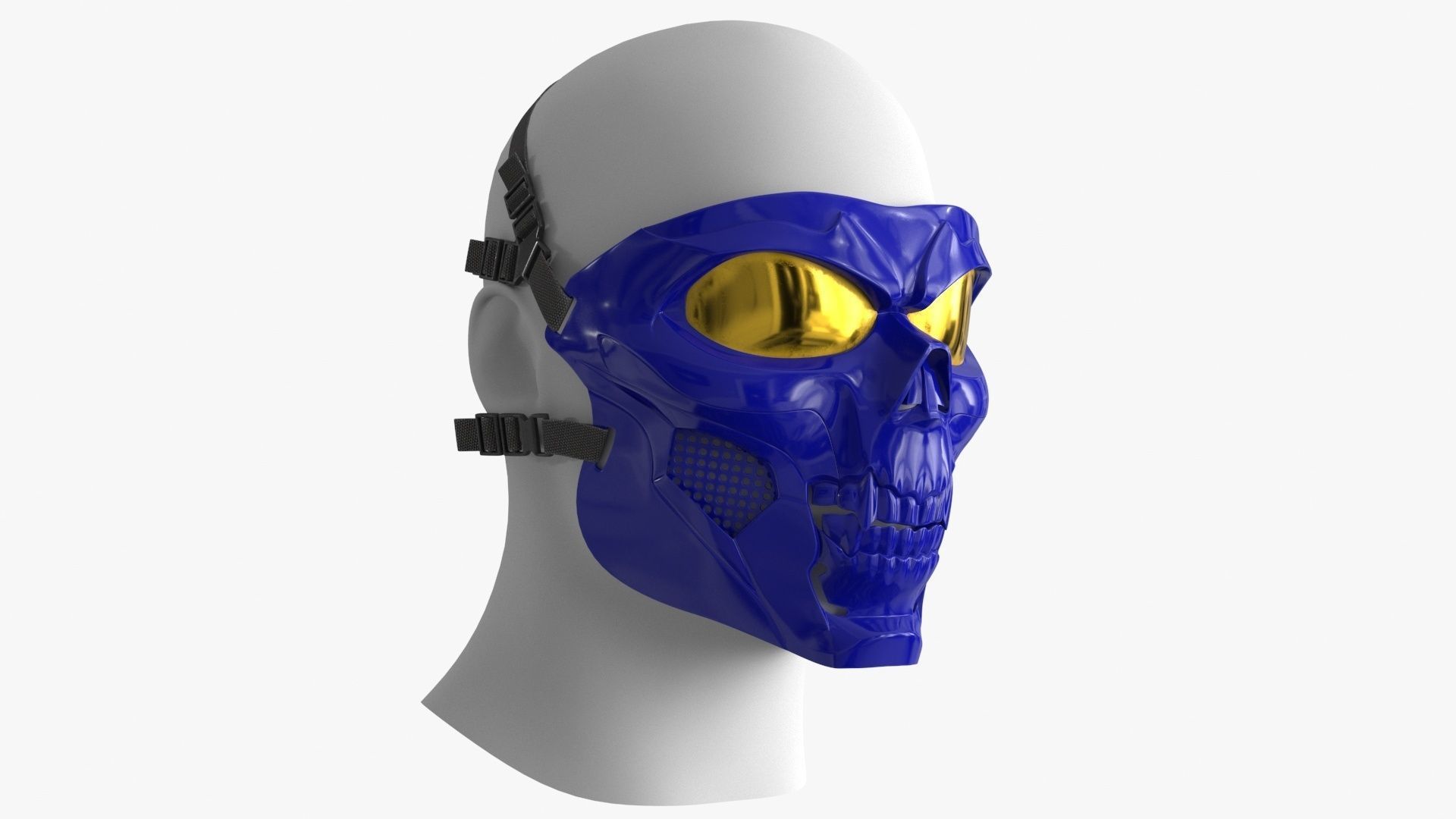 3D model Skull Mask 4 colors VR / AR / low-poly | CGTrader