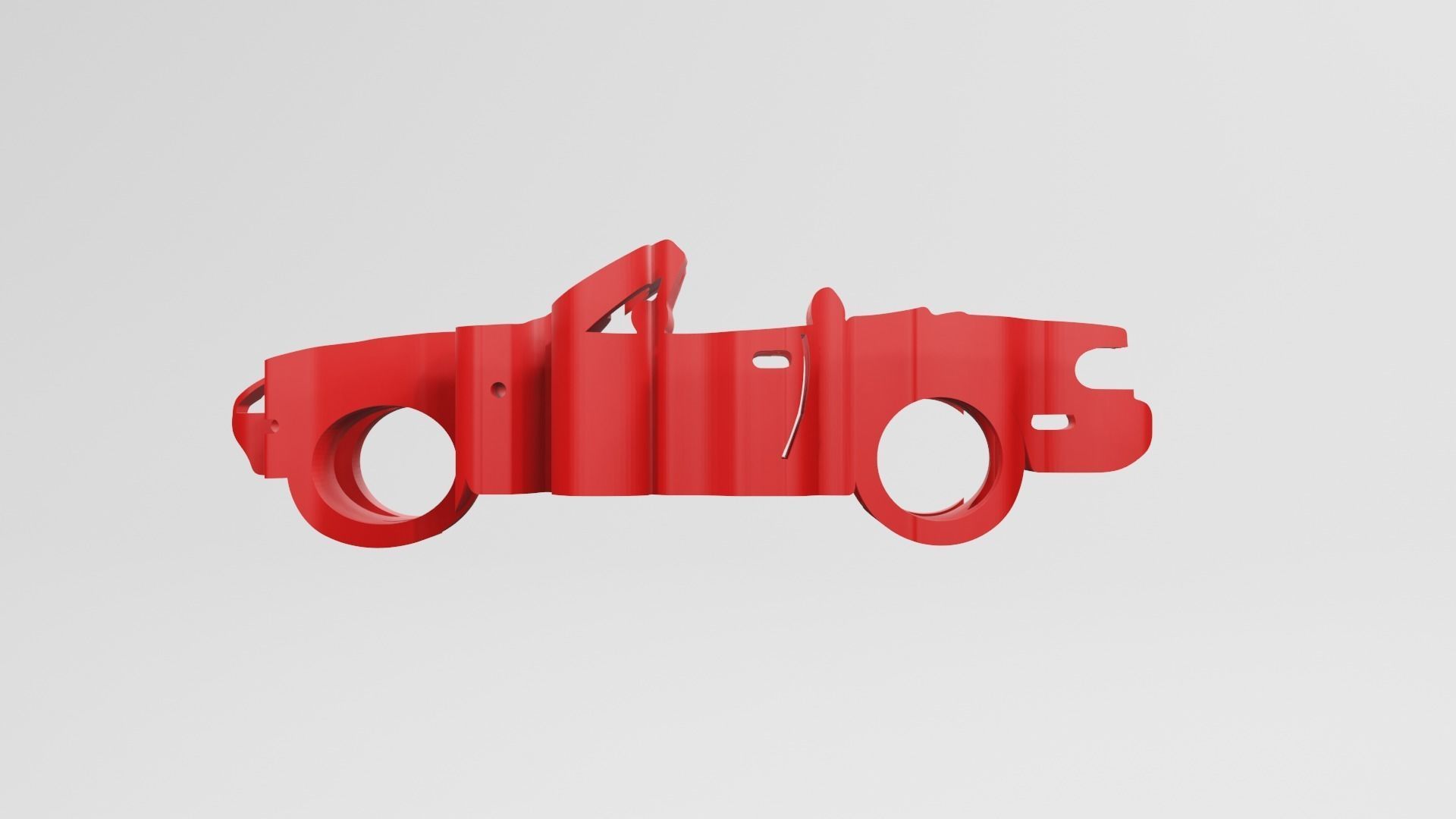 Mazda Miata MX5 1990 - Keychain 3D model 3D printable | CGTrader