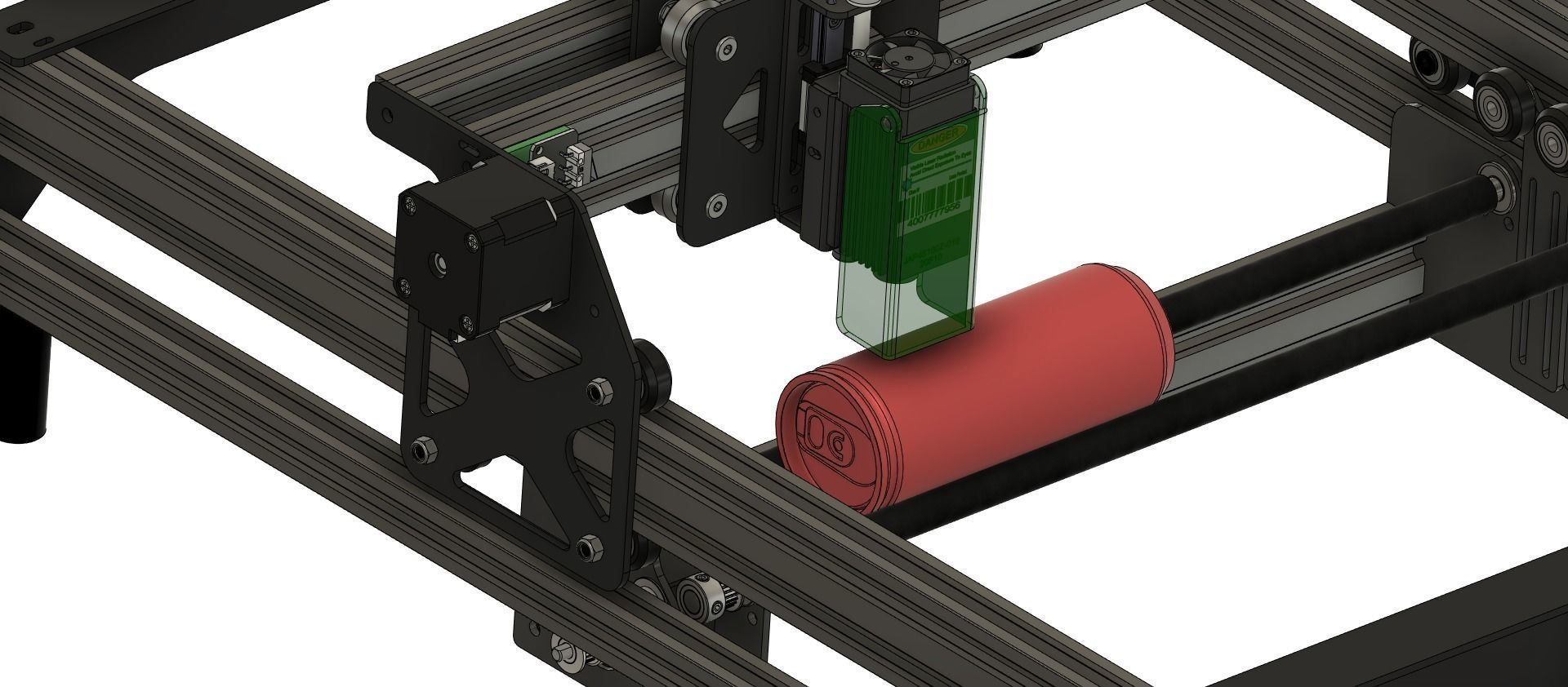 Rotate axis for laser mini 3D model 3D printable | CGTrader