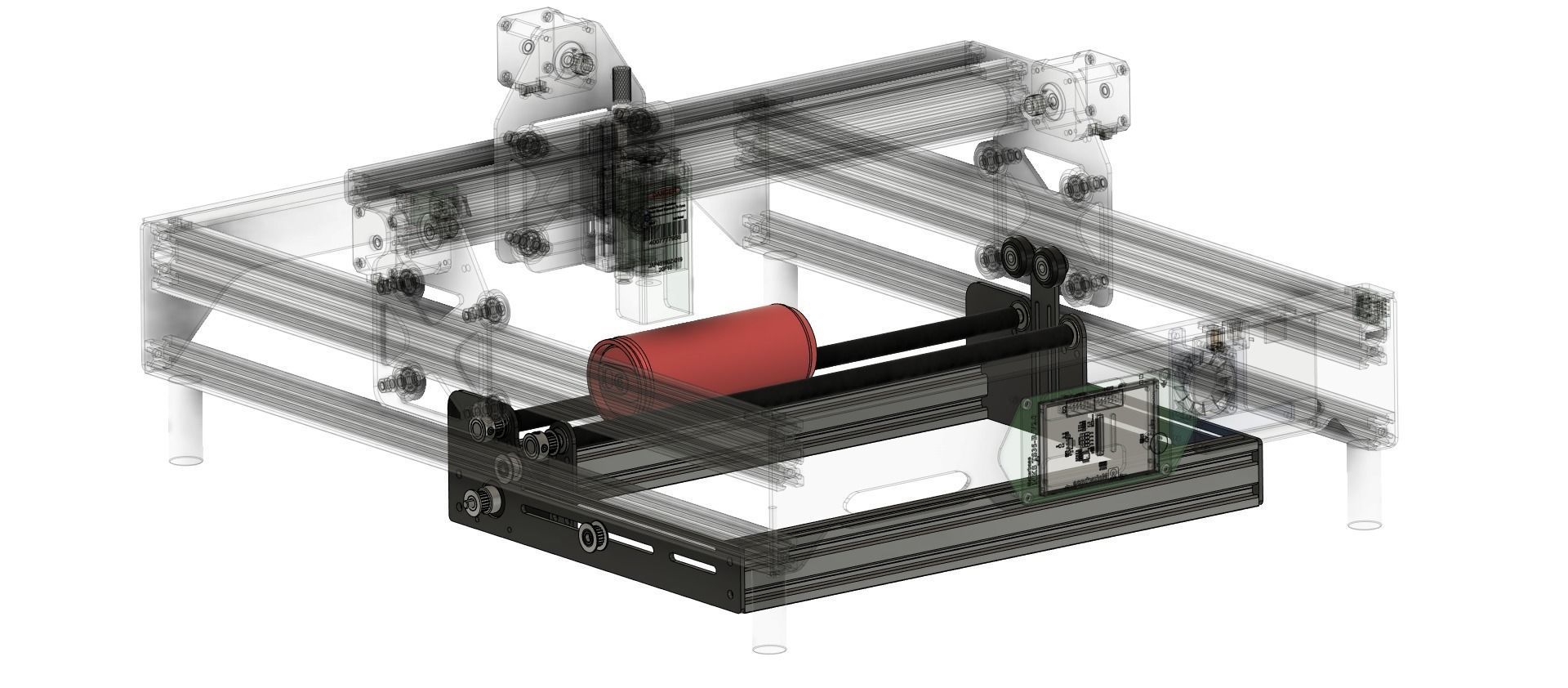 Rotate axis for laser mini 3D model 3D printable | CGTrader