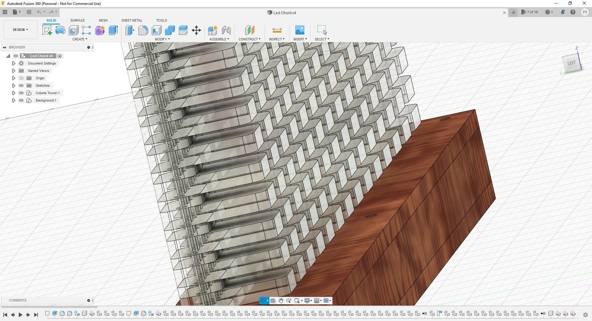 Led Music Tower 3D model 3D printable | CGTrader