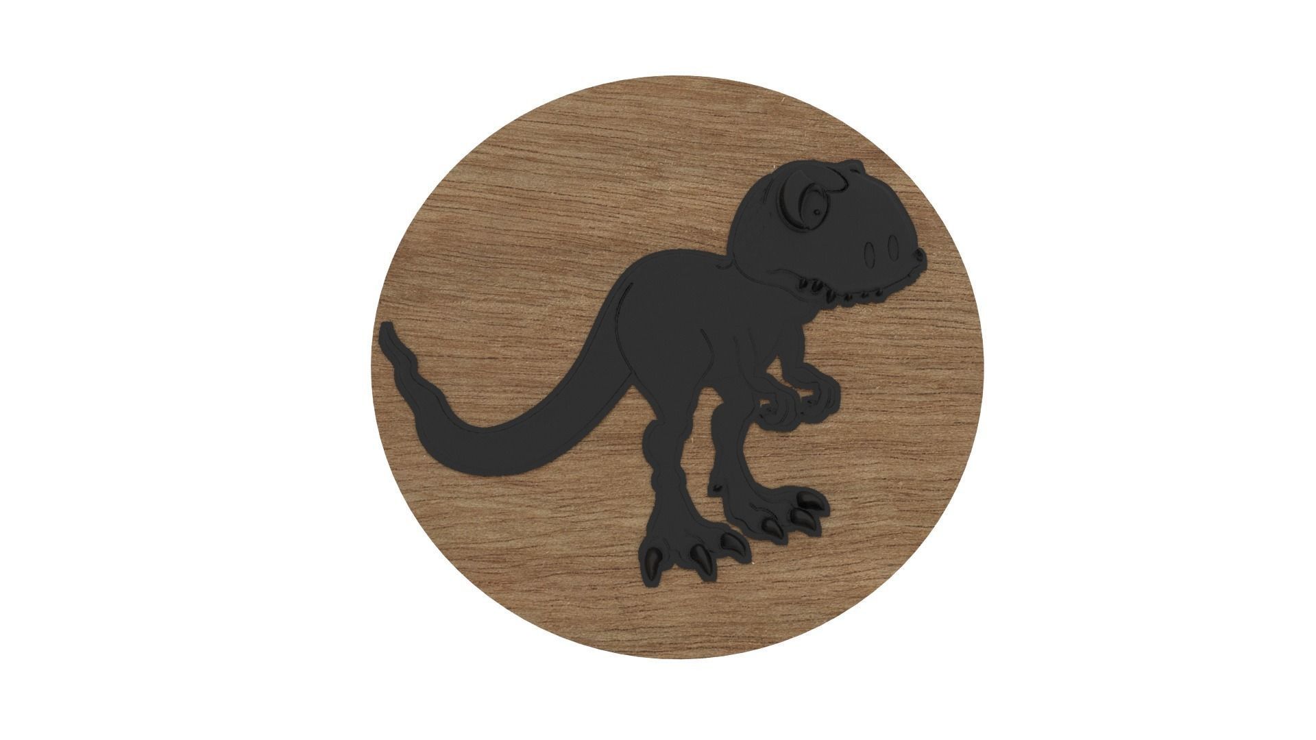 Dinosaur Tirex Medallion 3D model 3D printable | CGTrader