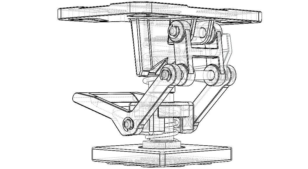 Adjustable Height Floor Lock 3D model rigged | CGTrader