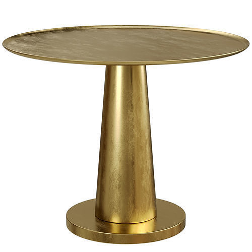 Brute Side Table Brass 3D model | CGTrader