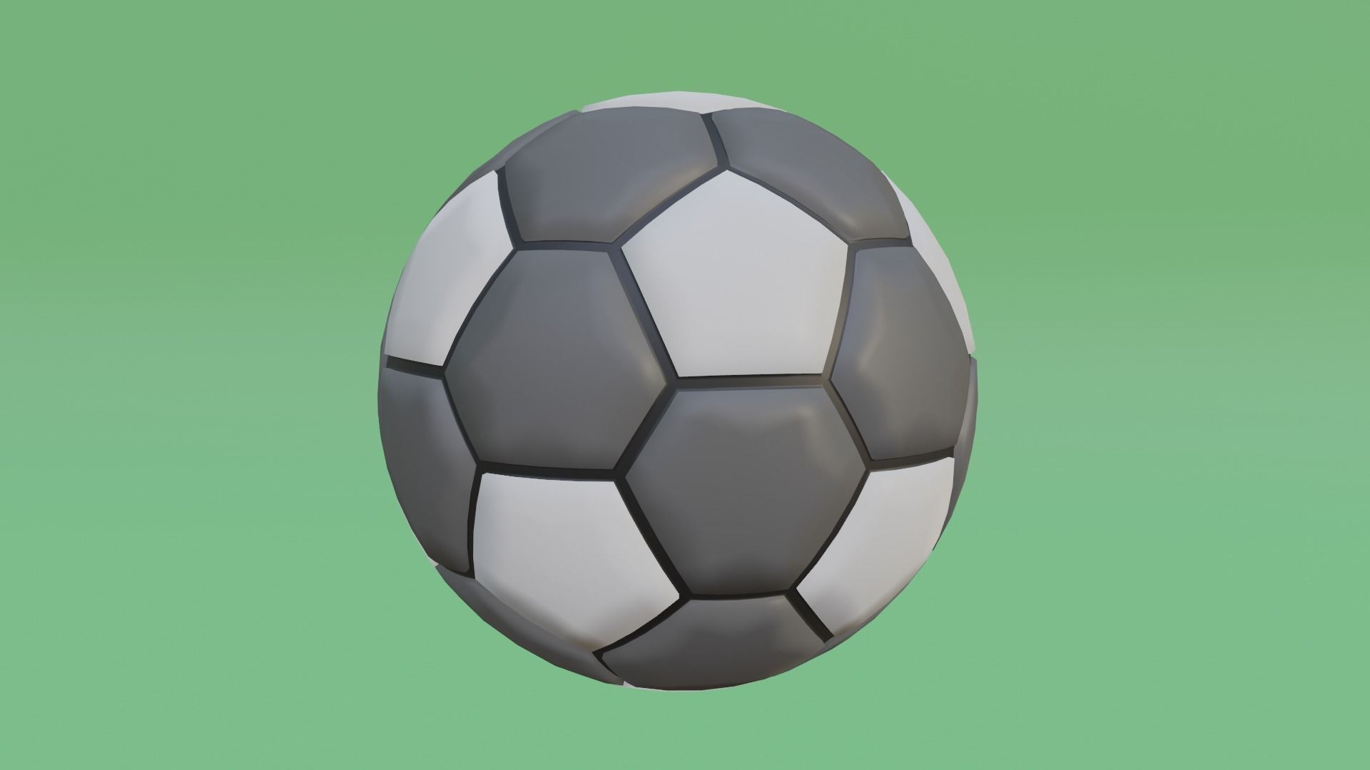 3D model Grey Soccer Ball VR / AR / low-poly | CGTrader
