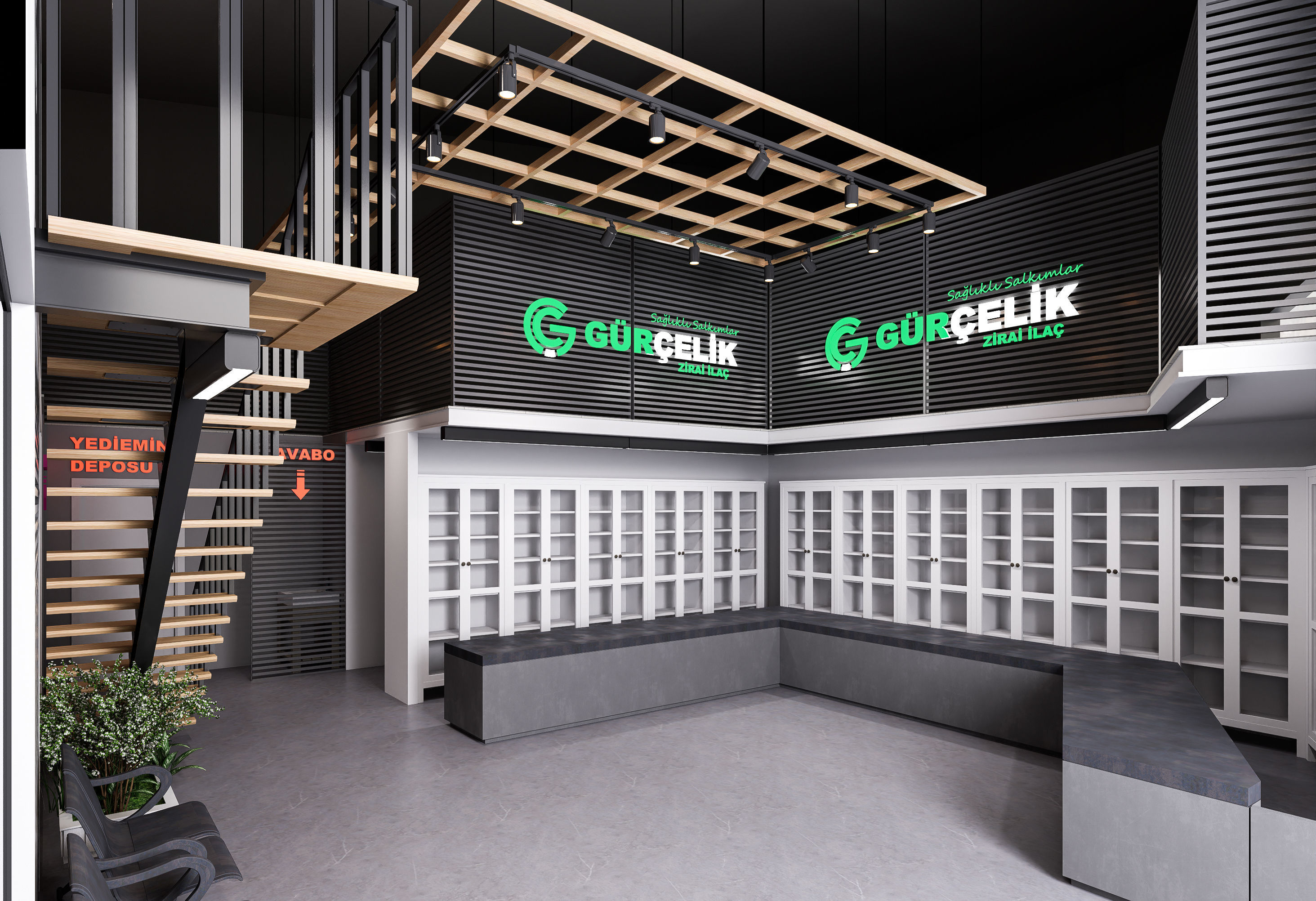 Pesticide sales centre 3D model | CGTrader