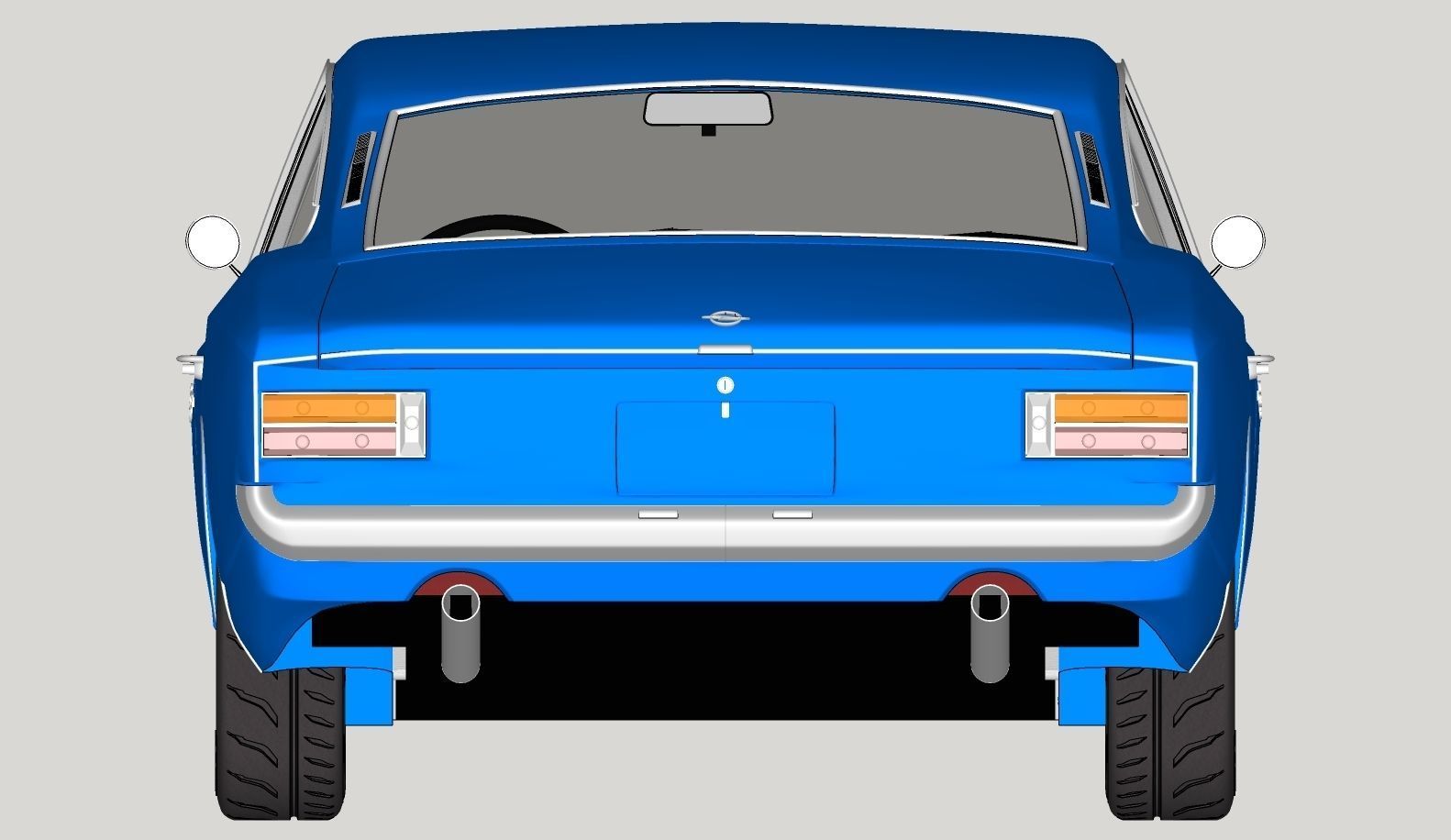 Opel Rekord SS Fiera 3D model | CGTrader