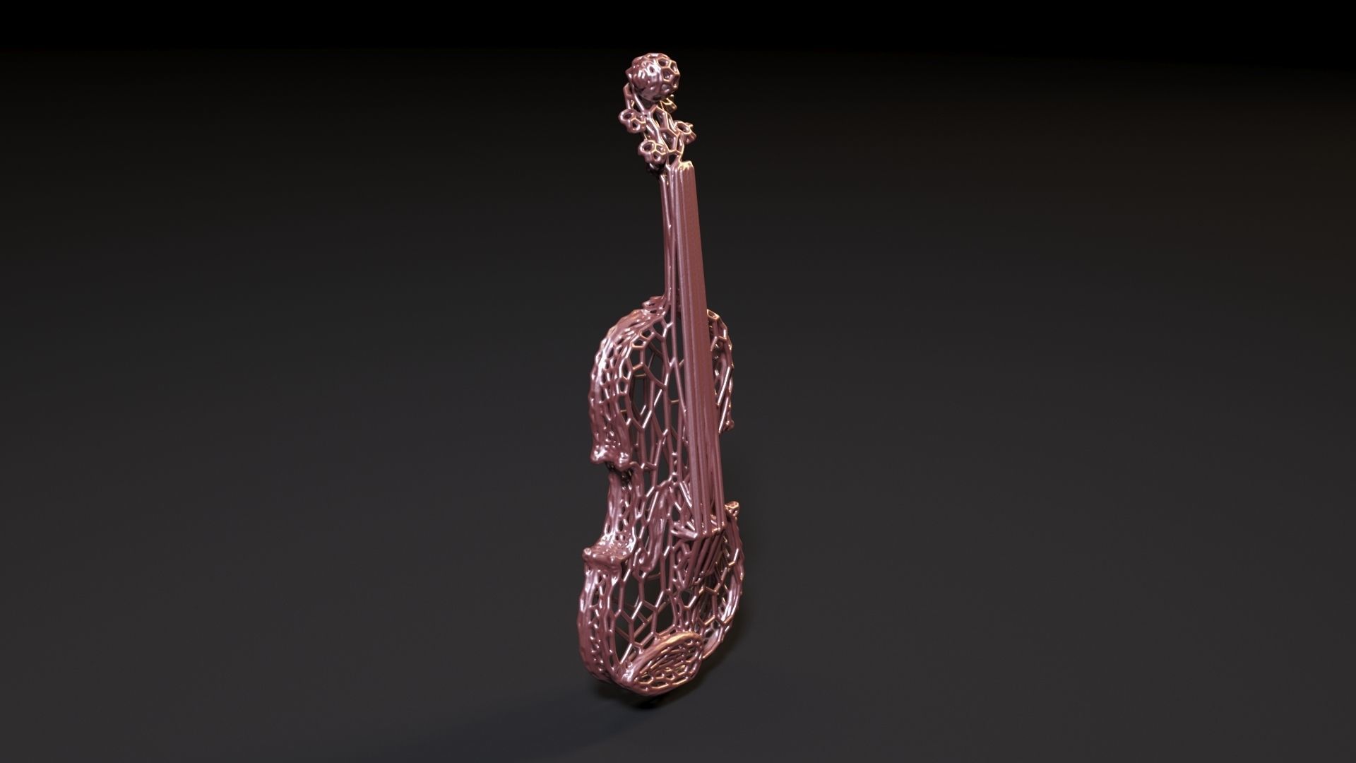 Souvenir violin 3D model 3D printable | CGTrader