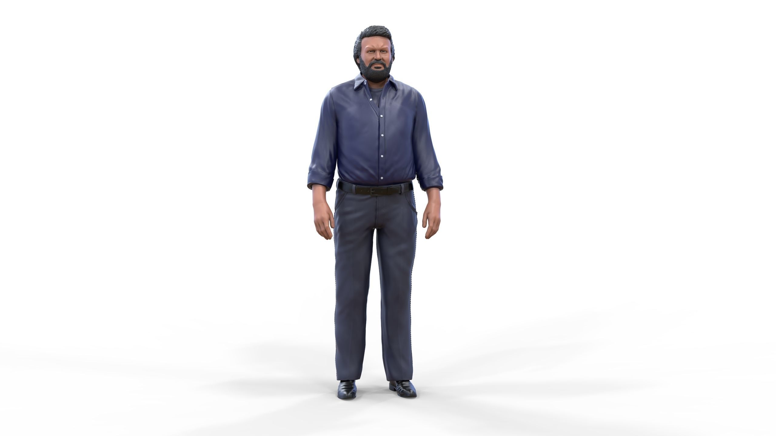 N2 Bud Spencer 3D model 3D printable | CGTrader