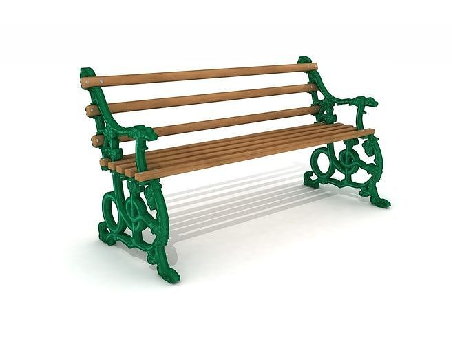 Modern Moulding Bench 15 3D model | CGTrader