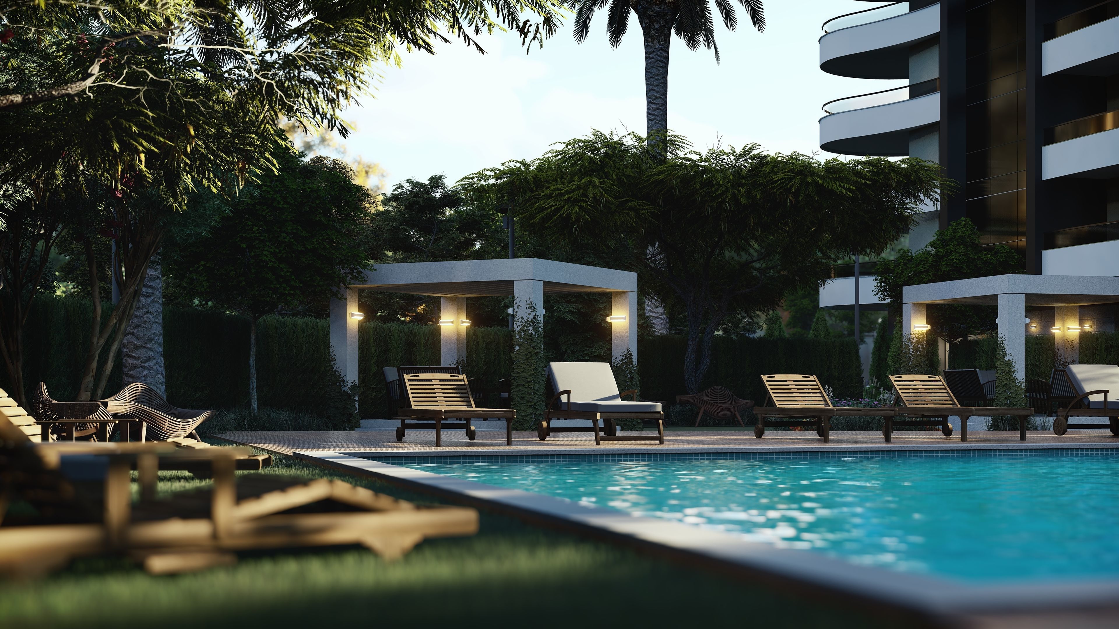 Two block site project 3D model | CGTrader