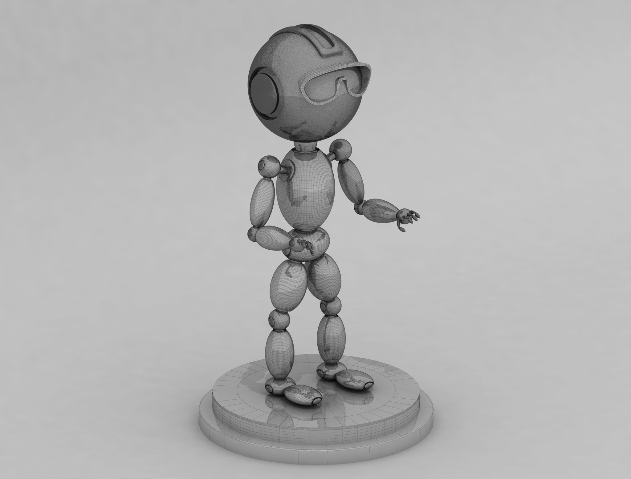 Sci-Fi Robot Character Robeco 3D model | CGTrader Sci-Fi Robot Character Robeco 3D model | CGTrader