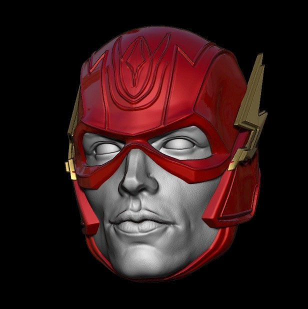 THE FLASH SMIRK FACE 3D model | CGTrader