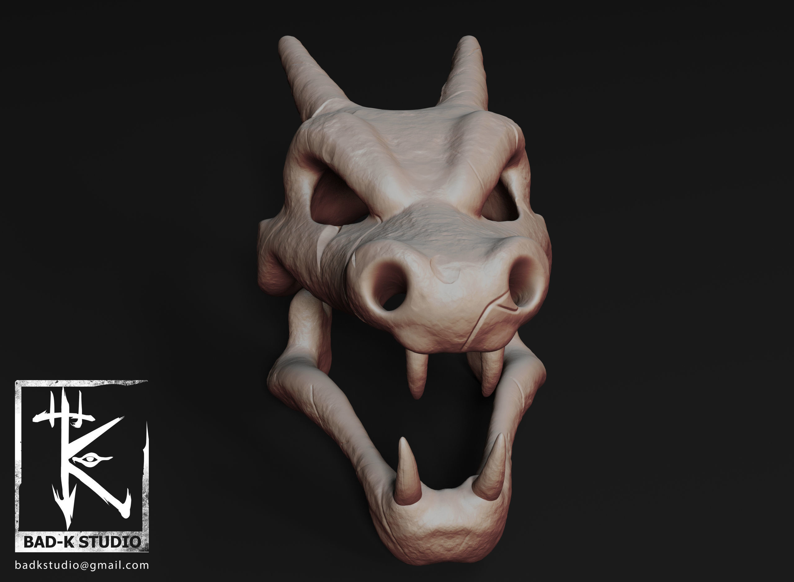 Pokemon Charizard Skull 3d printing model 3D model 3D printable | CGTrader