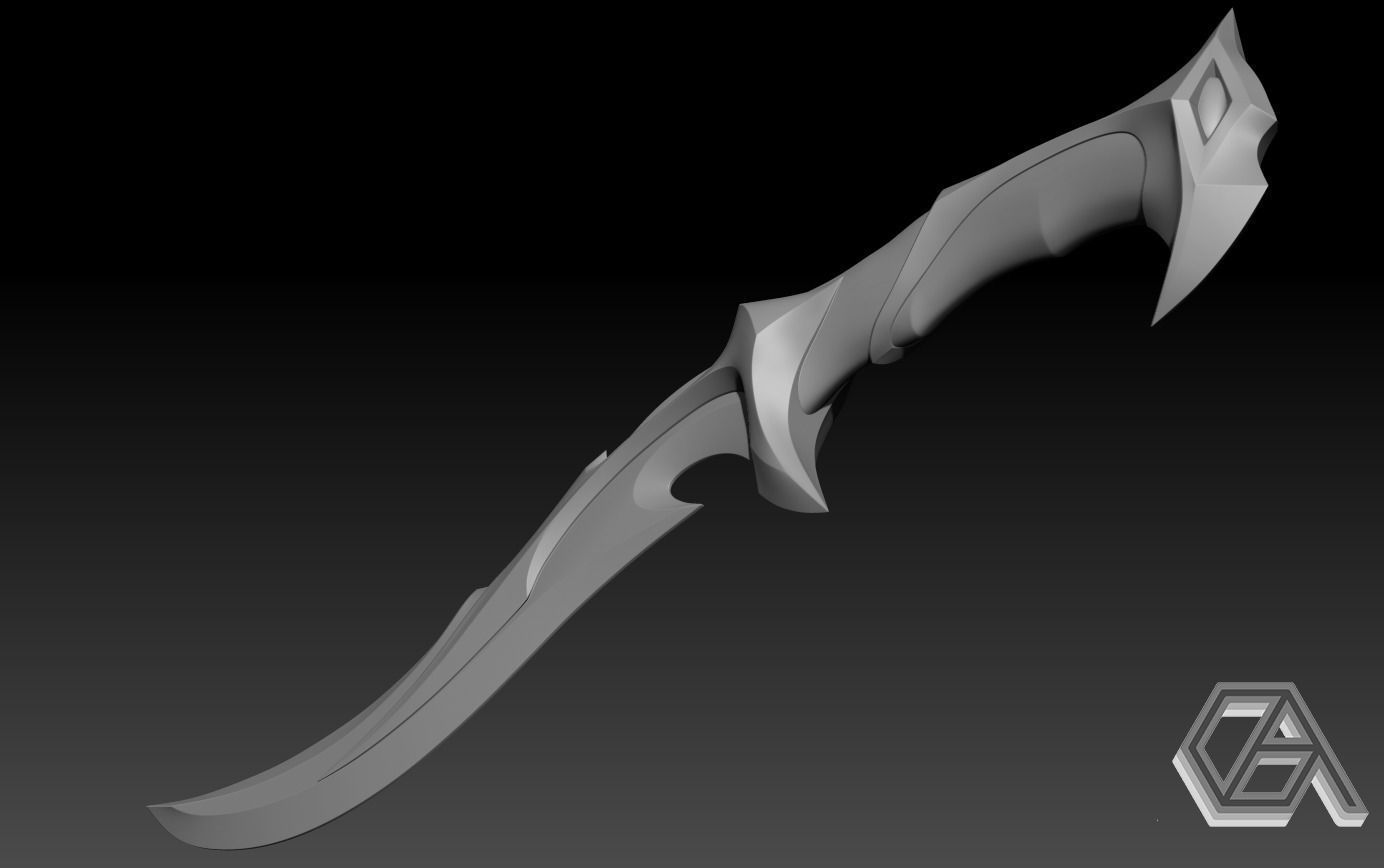 Valorant Forsaken Ritual Blade 3D model 3D printable | CGTrader