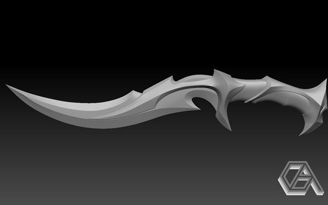 Valorant Forsaken Ritual Blade 3D model 3D printable | CGTrader