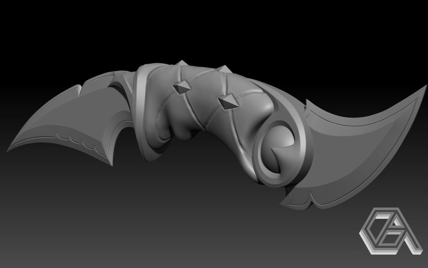 Valorant Ruin Dagger 3D model 3D printable | CGTrader