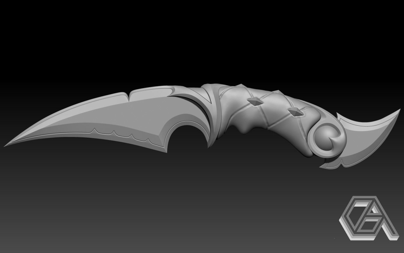 Valorant Ruin Dagger 3D model 3D printable | CGTrader