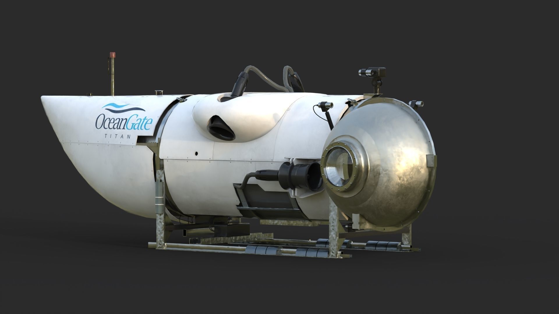 OceanGate Titan submarine 3D model | CGTrader