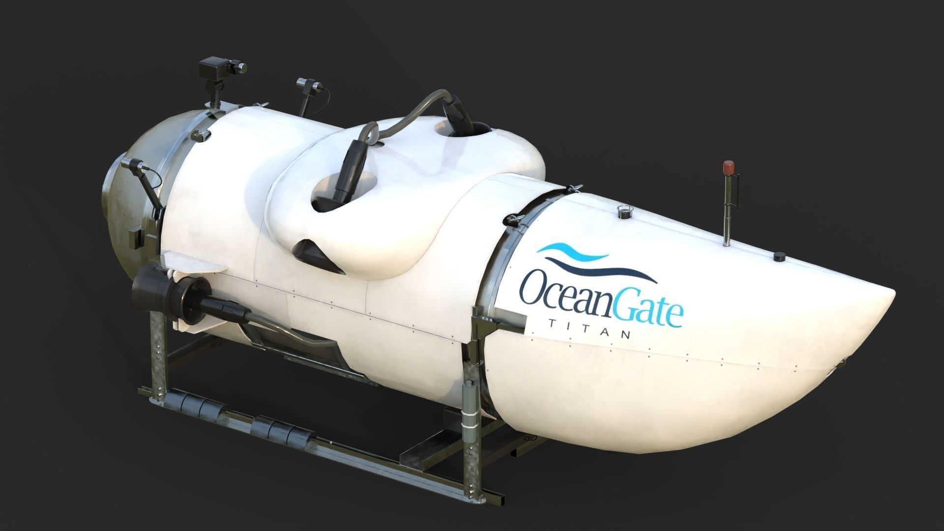 OceanGate Titan submarine 3D model | CGTrader