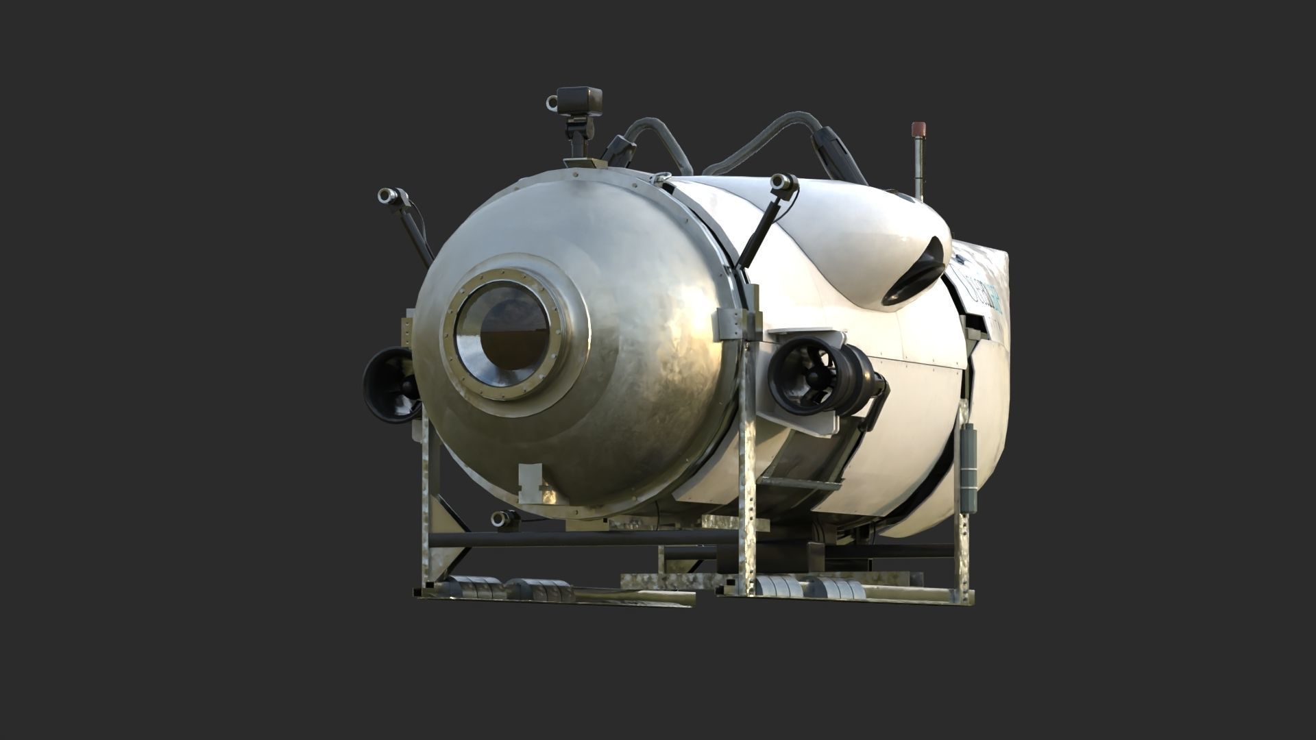 OceanGate Titan submarine 3D model | CGTrader
