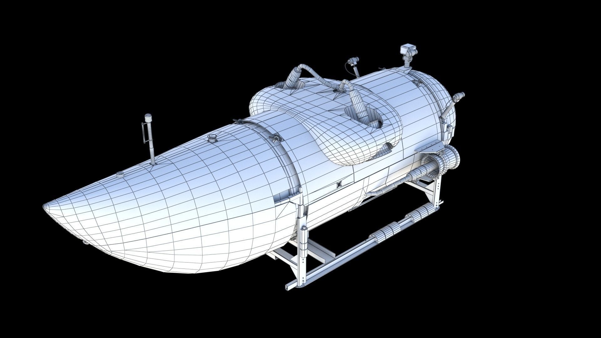 OceanGate Titan submarine 3D model | CGTrader
