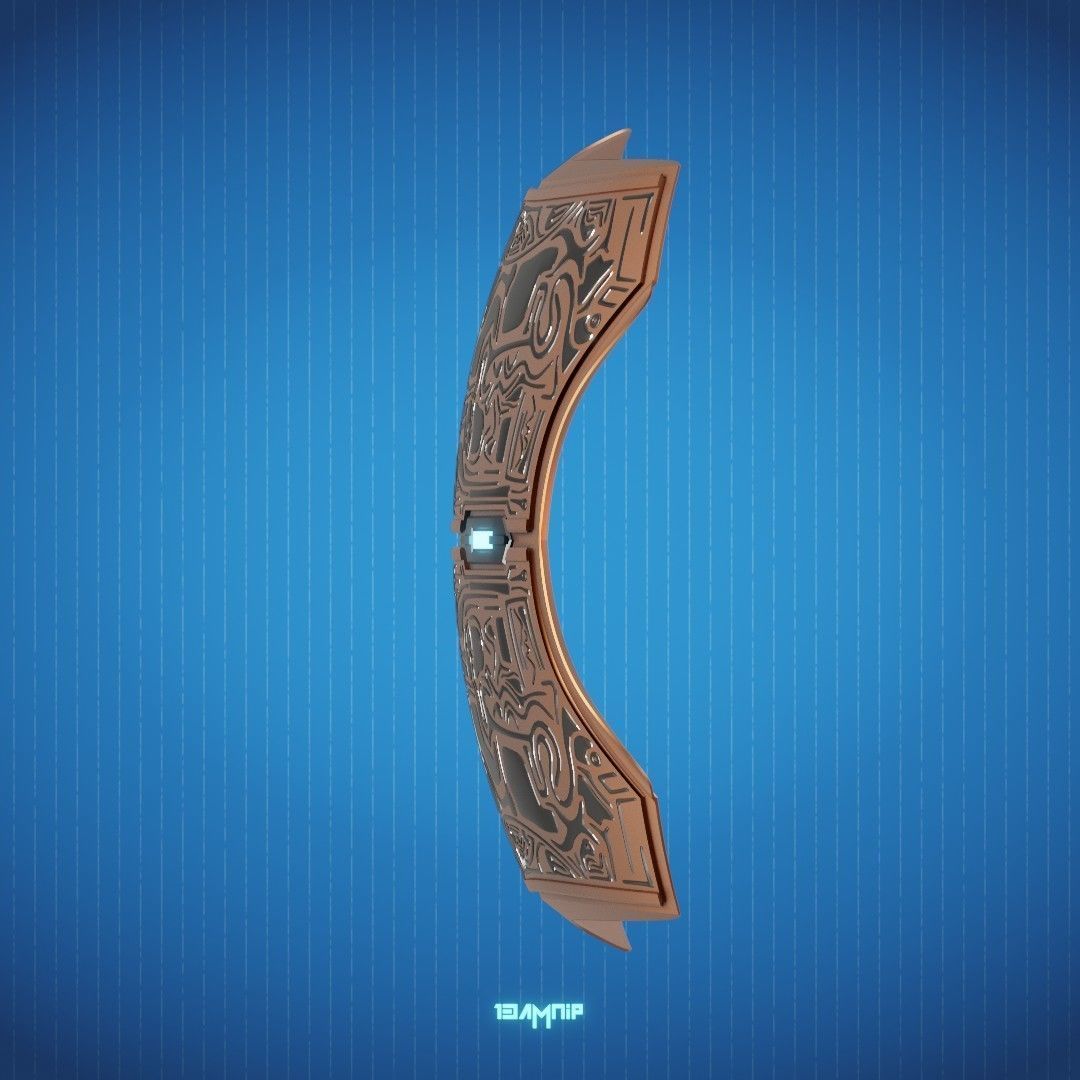 Detailed Mandalorian Chest Armor 3D model 3D printable | CGTrader