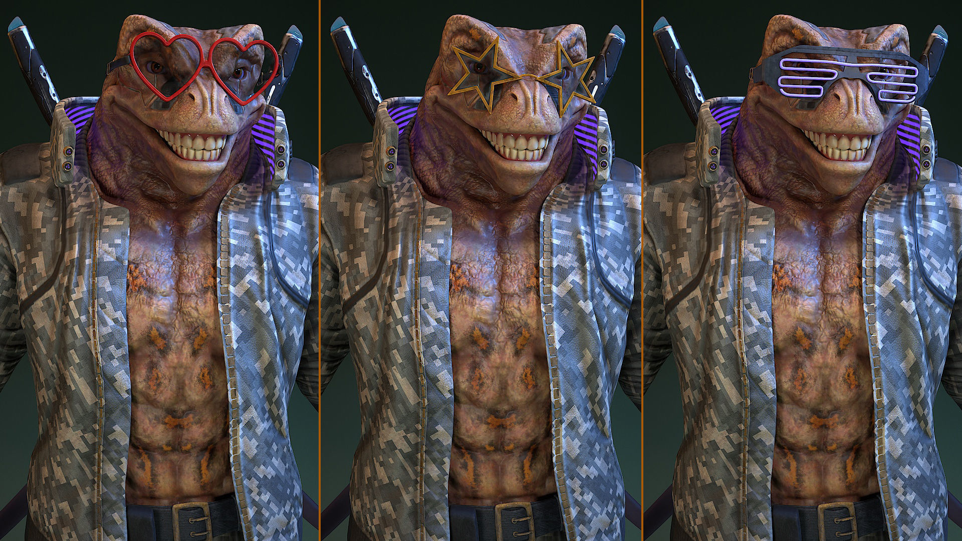 3D model Cyberpunk Frog VR / AR / low-poly | CGTrader