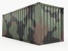 20ft Military Container Camouflage 3D model | CGTrader