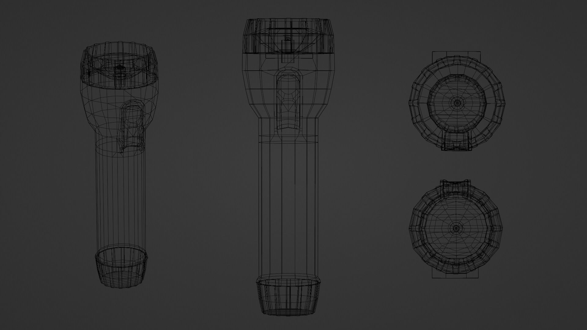 3D model Old Rayovac Industrial Flashlight VR / AR / low-poly | CGTrader