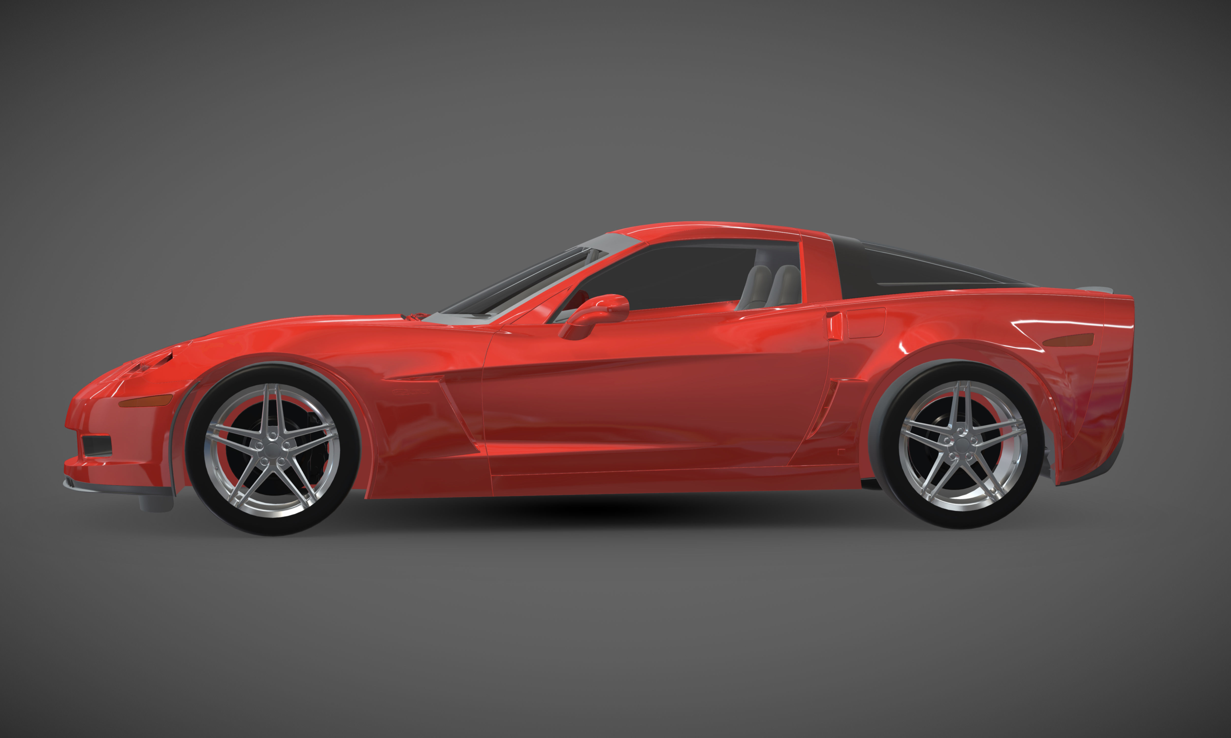 Chevrolet Corvette C6 - 2005-2013 3D model | CGTrader