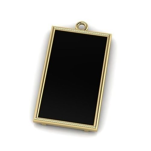 Pendant Frame Model 3844 3D model 3D printable | CGTrader