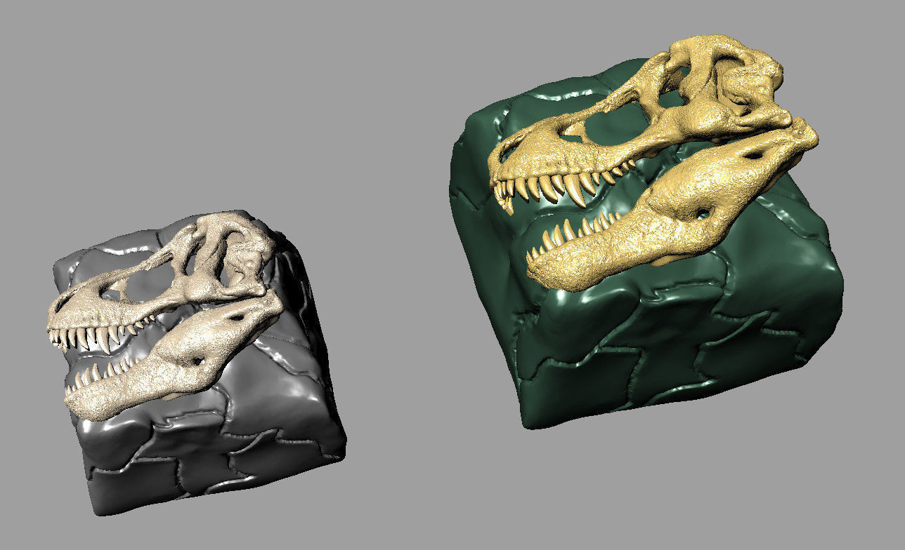 Dinosaur Fossils 3d Model 3d Printable Cgtrader