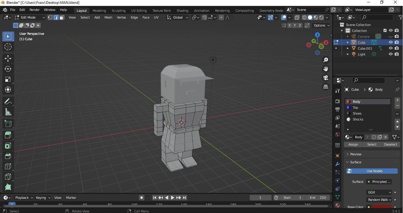3D model low-poly game character VR / AR / low-poly | CGTrader