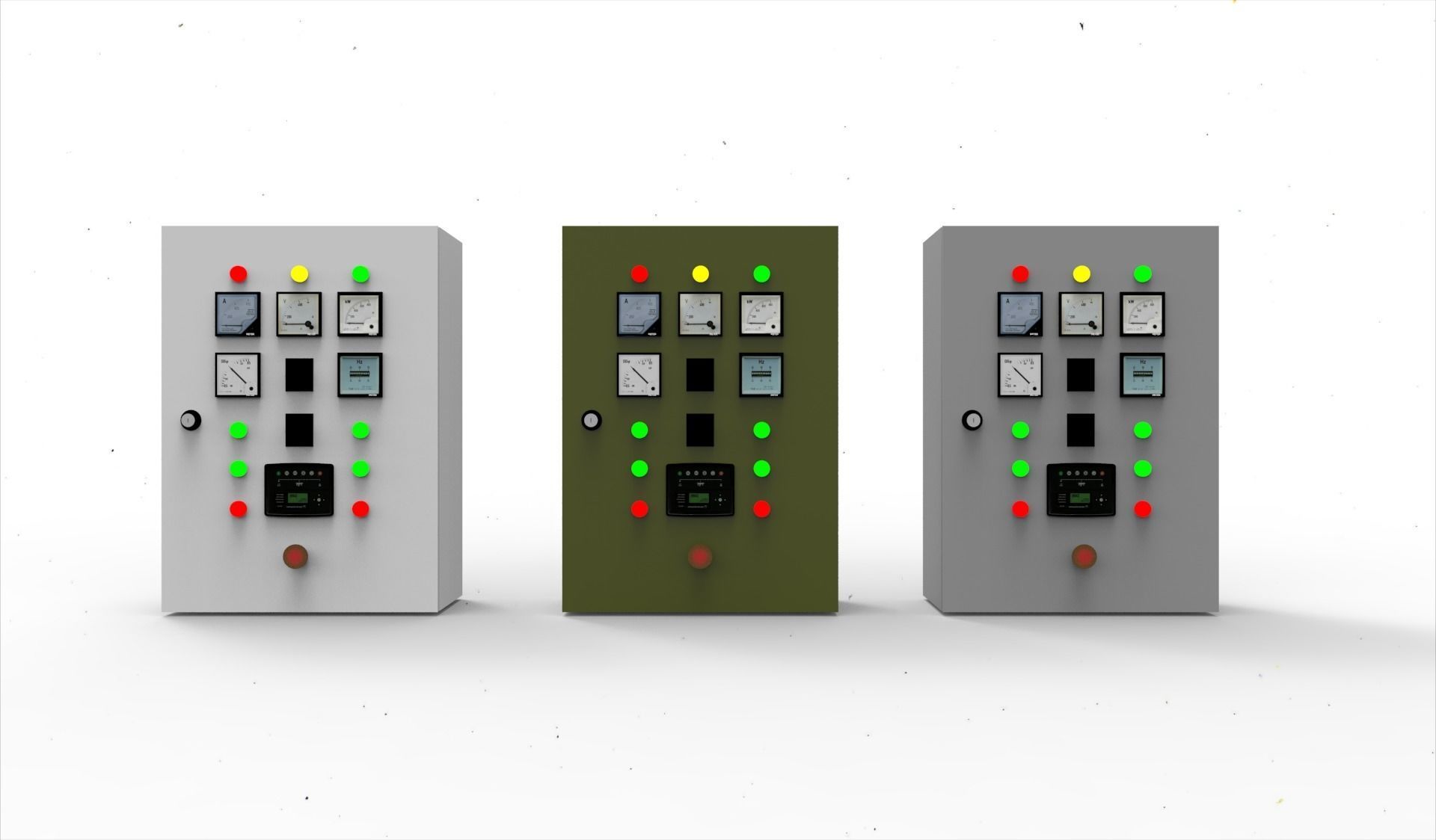 panel switch box 3D model | CGTrader