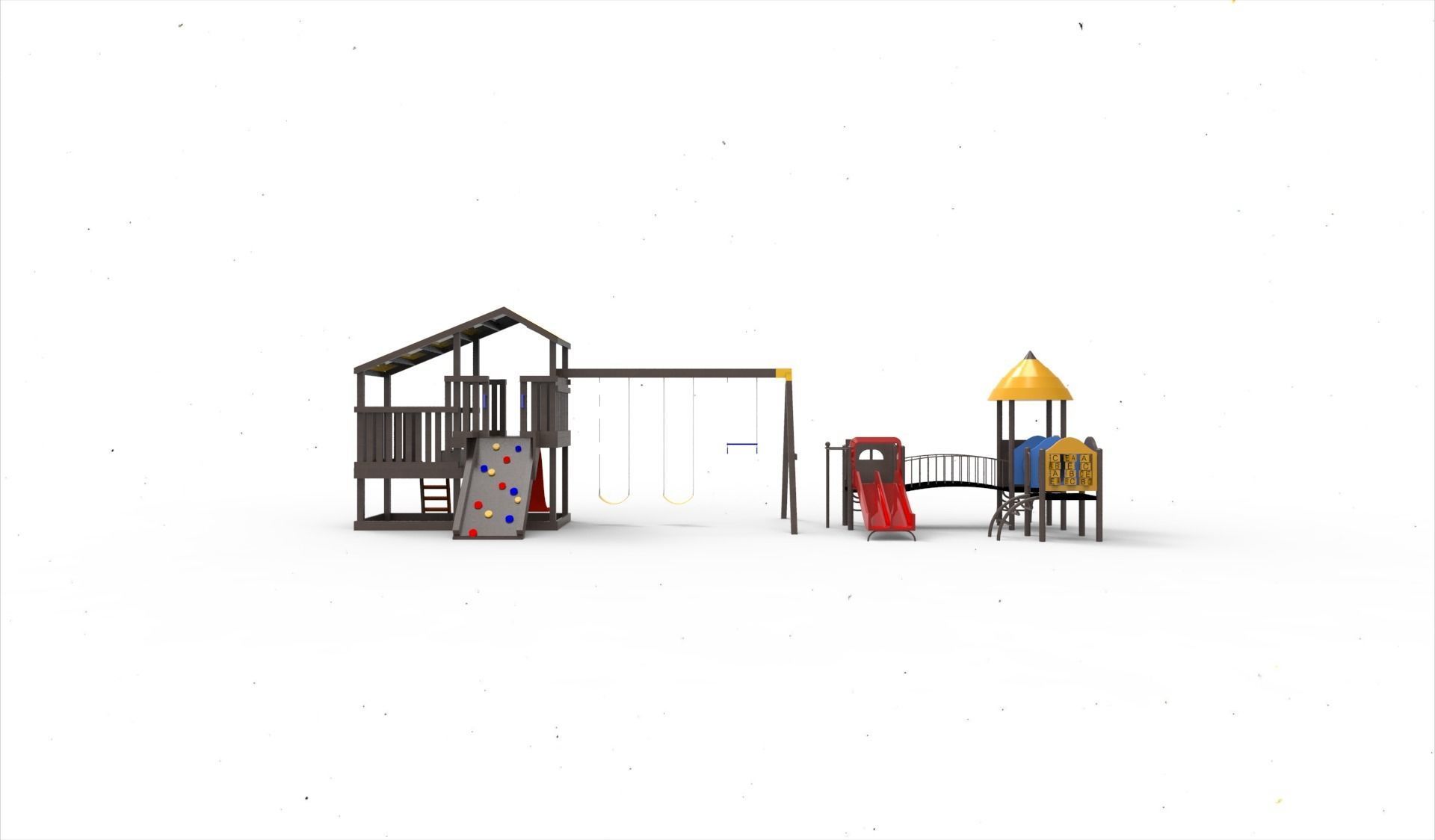 playground minimalist 2 3D model | CGTrader
