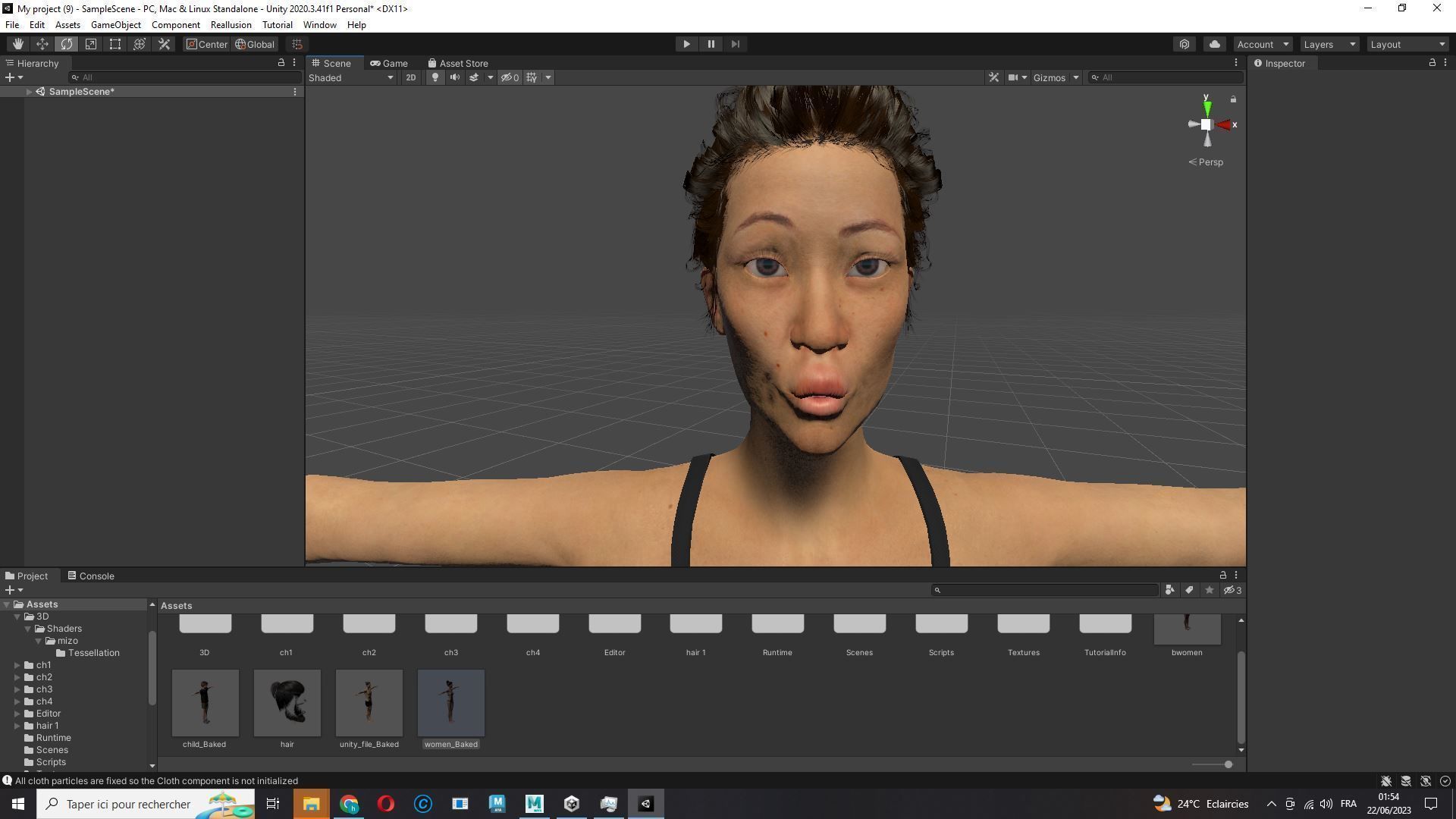 3D model Ayame - The Unyielding Samurai VR / AR / low-poly | CGTrader